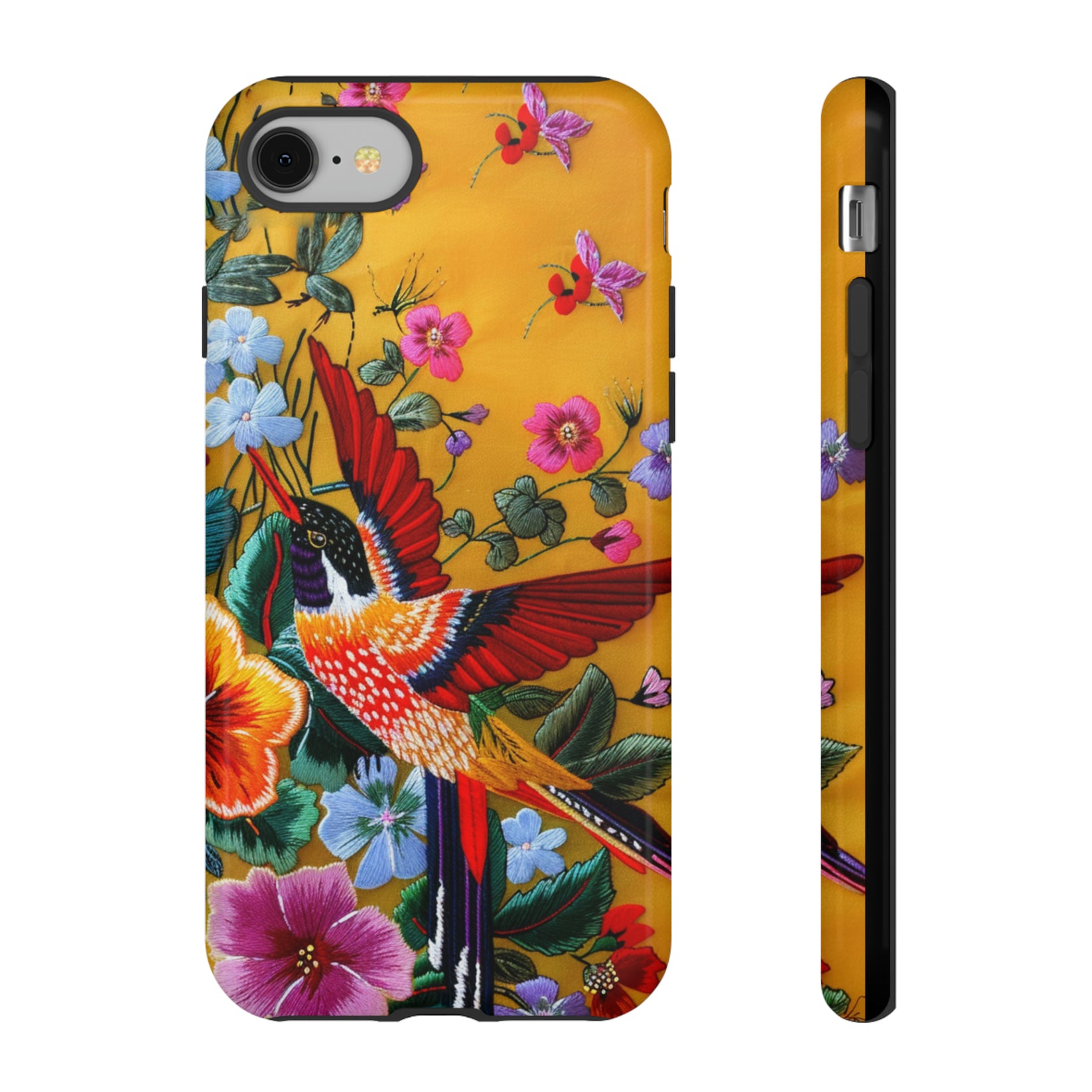 Mexican Style Embroidery Hummingbird Phone Case for iPhone 15, 14, Pro ...
