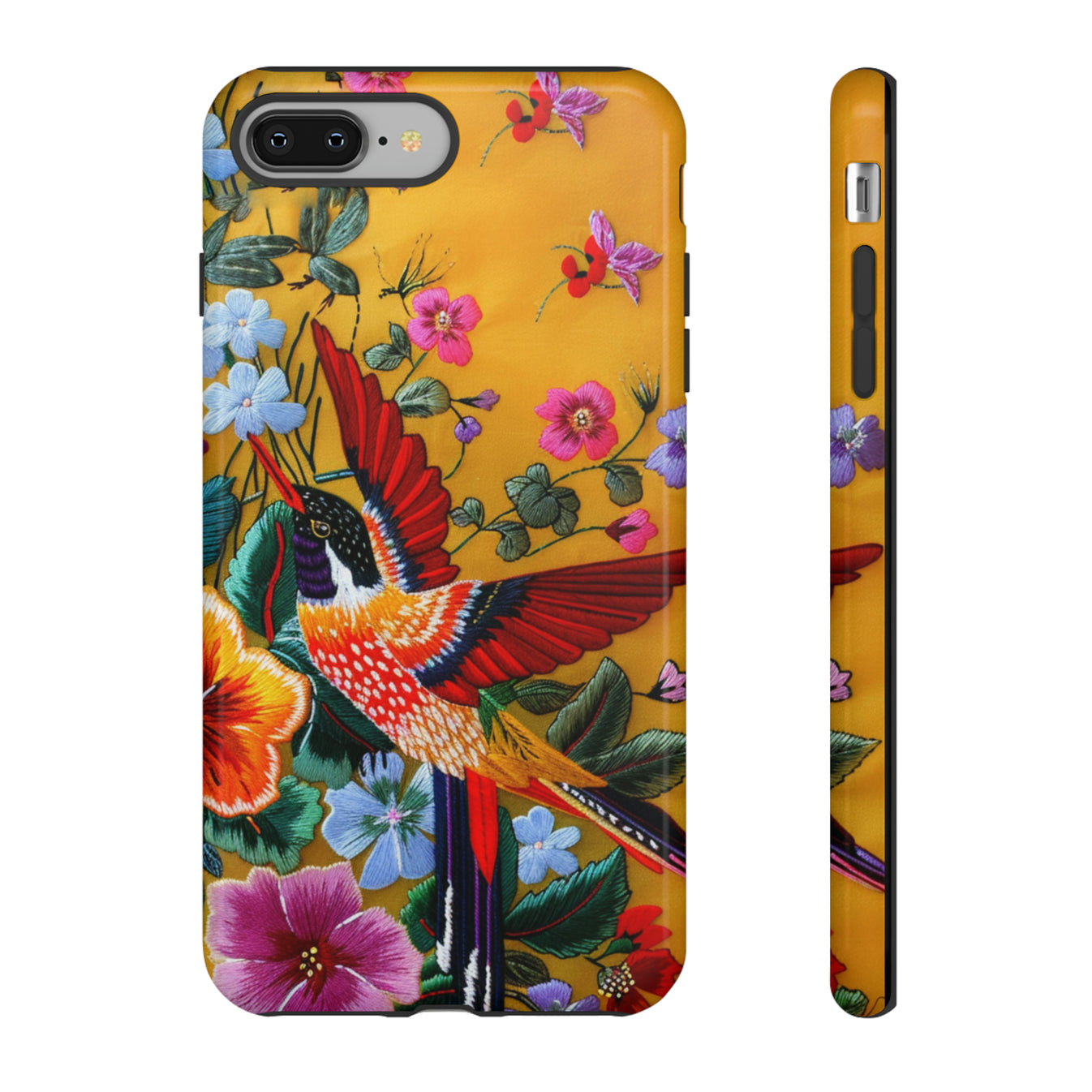 Mexican Style Embroidery Hummingbird Phone Case for iPhone 15, 14, Pro ...