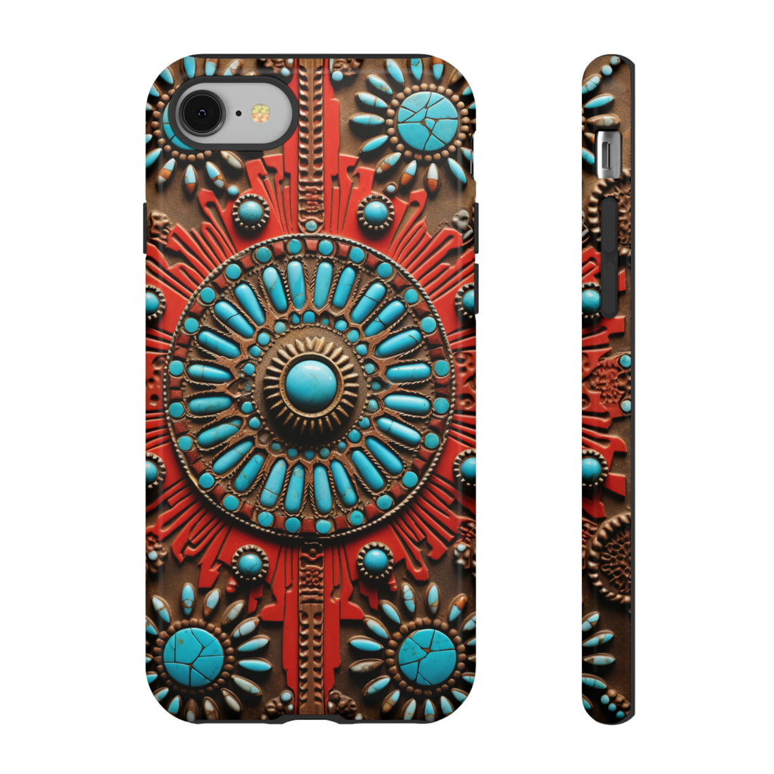 Vintage Navajo Native American Turquoise Concho Phone Case for iPhone ...